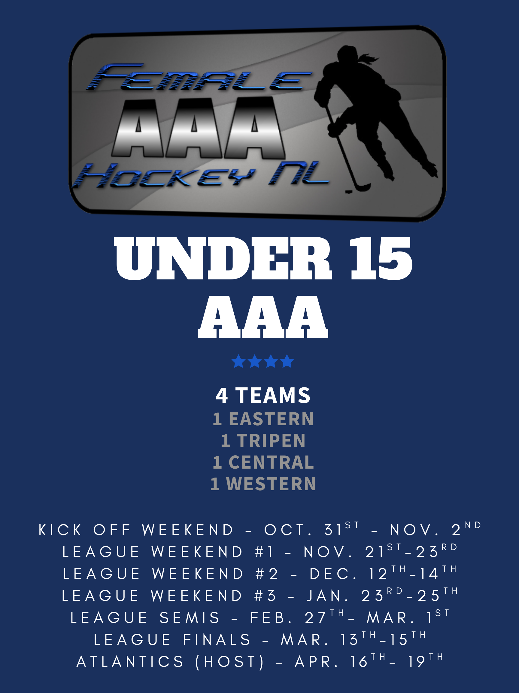 2025-2026 Female AA / AAA Updates & Season Schedules - HockeyNL