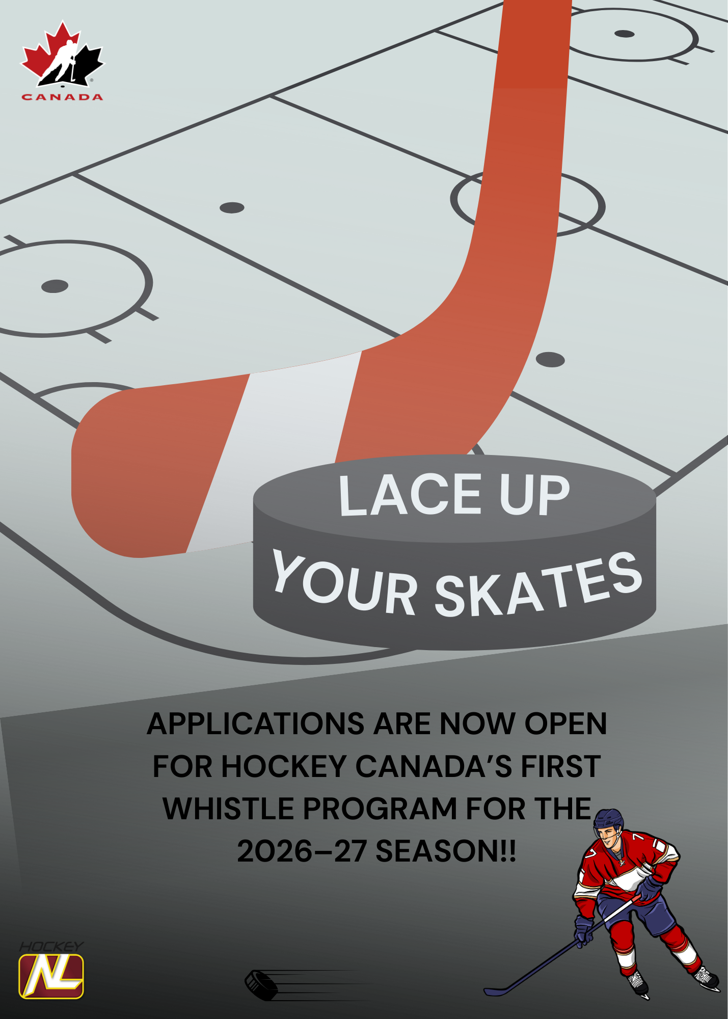 Open Applications for the First Whistle Program for the 2026-27 season ...