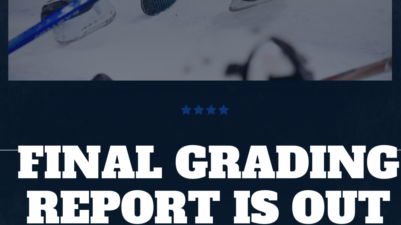 Final Grading Report Out Now! - HockeyNL