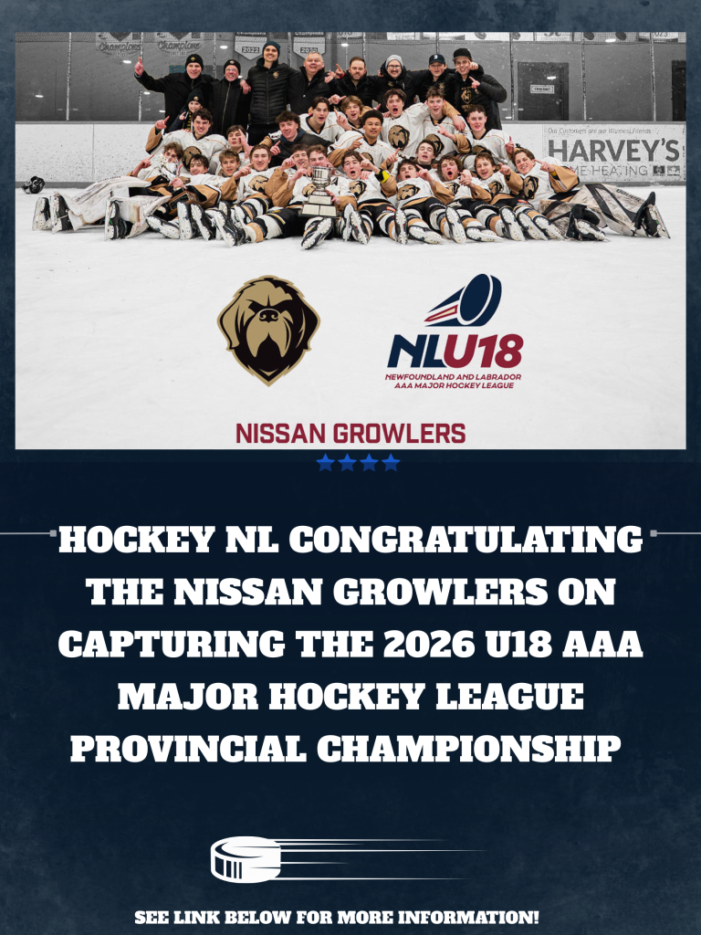 Nissan Growlers Capture 2026 U18 AAA Provincial Championship - HockeyNL